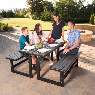 Lifetime Convertible Bench- Gray (60253)