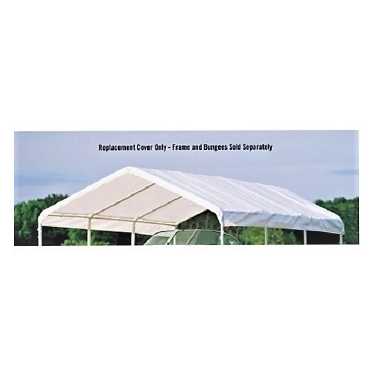 ShelterLogic 12x20 Canopy Replacement Cover - White (10049)