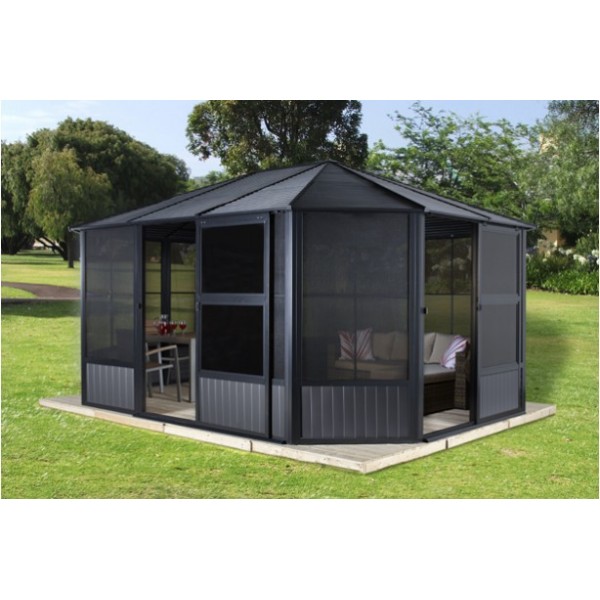 Sojag 12x18 Charleston Solarium Outdoor Gazebo Kit (448-9163018)
