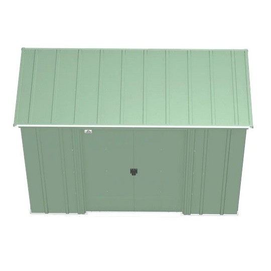 Arrow 8x4 Classic Steel Storage Shed Kit - Sage Green (CLP84SG)