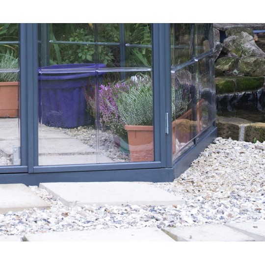 Palram - Canopia Oasis Hex 10x12 Greenhouse Kit - Gray (HG6005)
