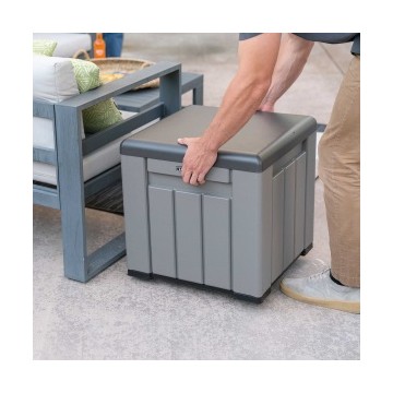 Lifetime 25 gallon Backyard Storage Cube - Storm Dust (60372U)