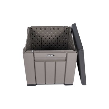 Lifetime 25 gallon Backyard Storage Cube - Storm Dust (60372U)