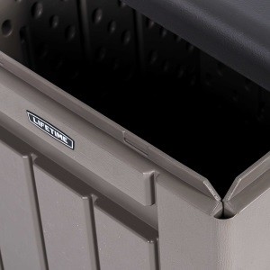 Lifetime 25 gallon Backyard Storage Cube - Storm Dust (60372U)