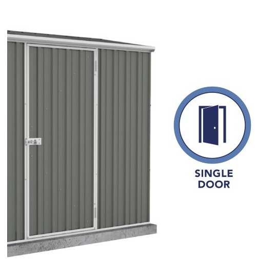 Absco Space Saver 7' x 3' Metal Storage Shed Kit (AB1105)