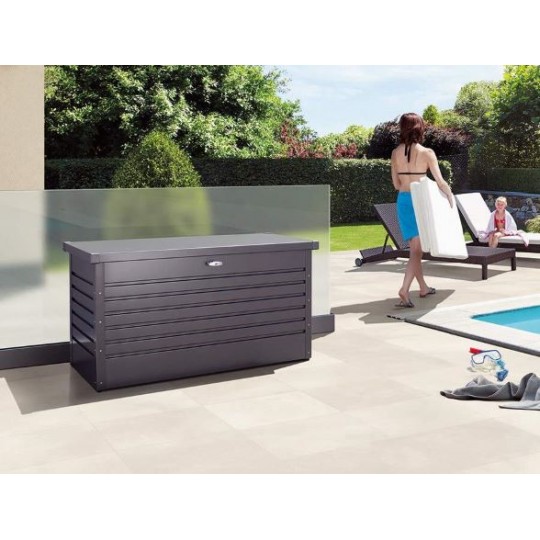 Biohort 120 Gallon Leisure Time Deck Box - Dark Gray (BIO1001)