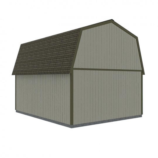 Best Barns Roanoke 16x32 Wood Storage Shed Kit (roanoke1632)