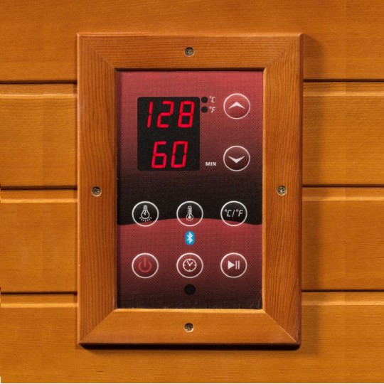 Dynamic Saunas Venice 2-person Low EMF Infrared Sauna (DYN-6210-01)