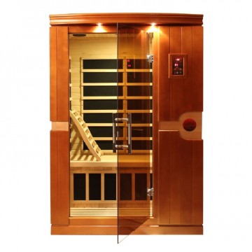 Dynamic Saunas Venice 2-person Low EMF Infrared Sauna (DYN-6210-01)