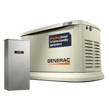 Generac 26KW Air-Cooled Standby Generator 200A SE ATS (7291)