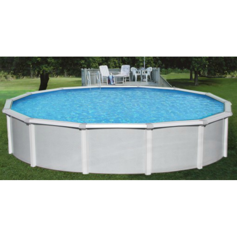 Blue Wave Samoan 21' Round 52" Deep Steel Pool Kit with 8" Toprail (NB1643)