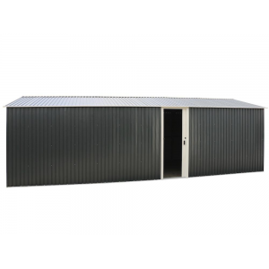 DuraMax 12x20 Gray Metal Storage Garage Building Kit (50951)