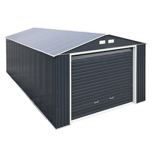 DuraMax 12x20 Gray Metal Storage Garage Building Kit (50951)
