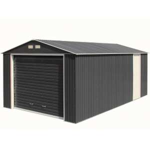 DuraMax 12x20 Gray Metal Storage Garage Building Kit (50951)