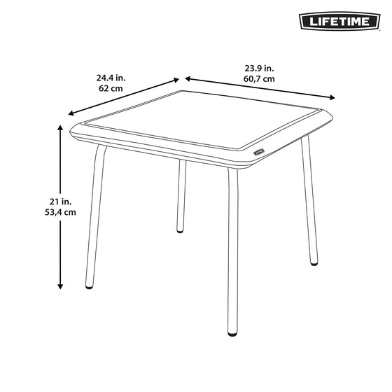 Lifetime Residential Table and Chair Kids Set (81037)